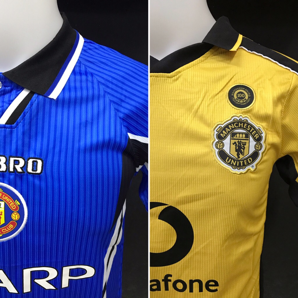 Manchester united jersi retro kit ( jersi mu 1996/1997 ) ( jersi mu ...