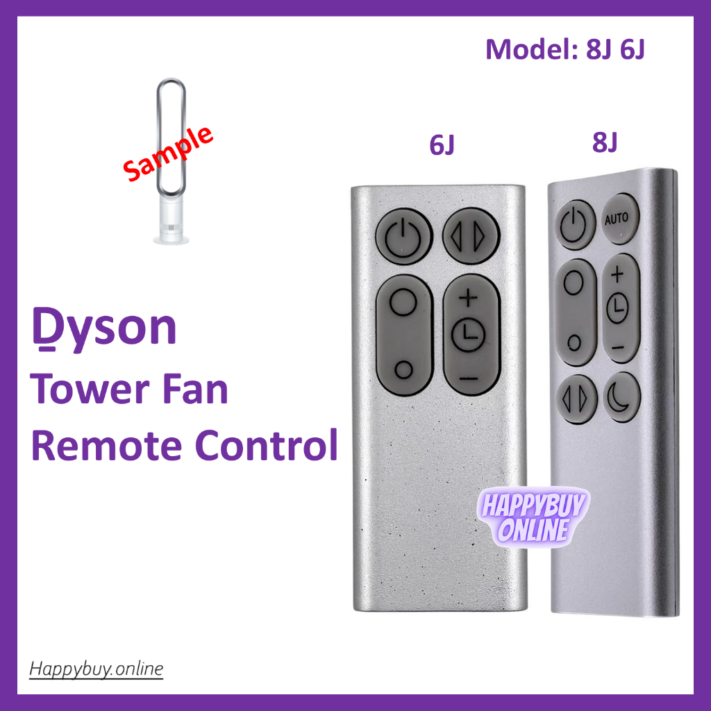 Compatible dyson Cool Tower Fan Remote Control AM06 AM07 AM08 TP00 TP01 ...