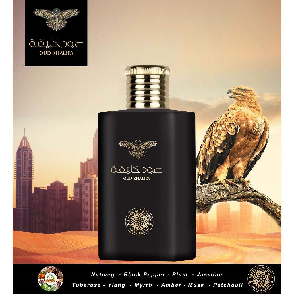 OUD KHALIFA EDP DUBAI PERFUME 100 ML | HABIB AL MADINAH | Shopee Malaysia