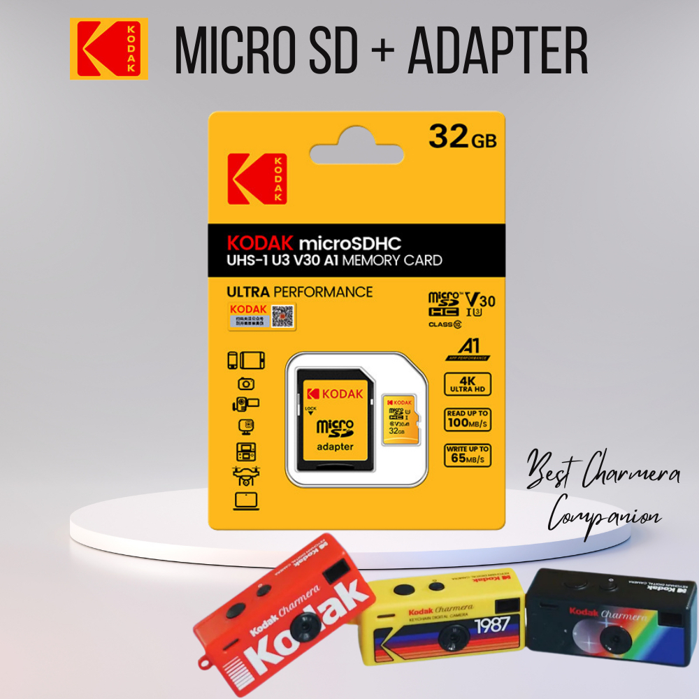 Kodak Micro SD Card 32GB Original + Adapter | High Speed | Perfect for ...