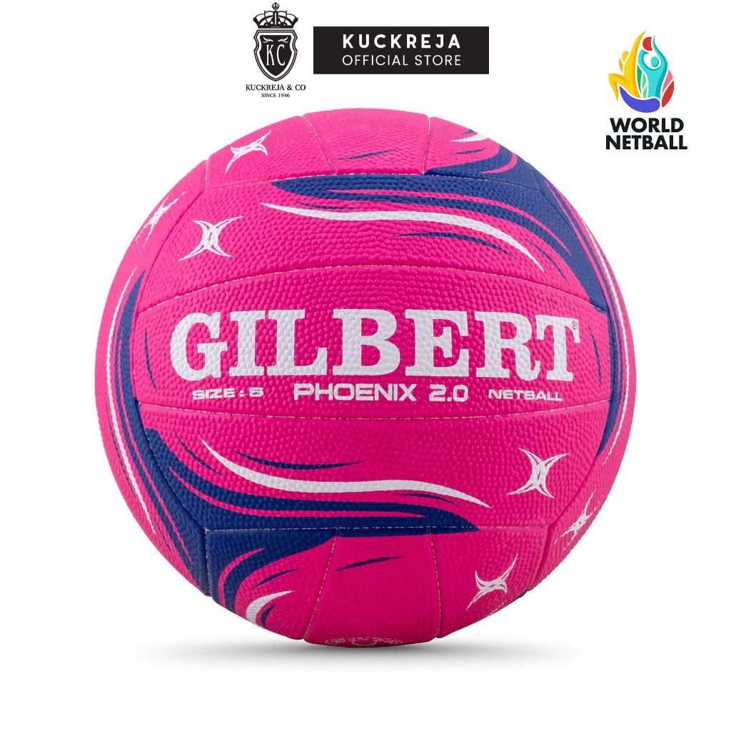 Gilbert Phoenix 2.0 Match Netball - Pink (Size 5, 4) | Shopee Malaysia