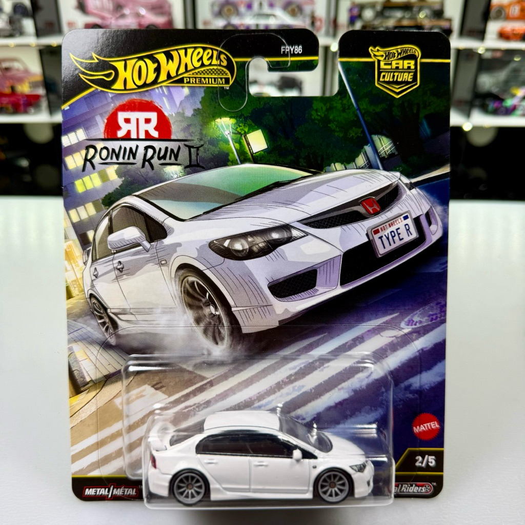 Hot Wheels Ronin Run 2 Honda Civic Type R FD Premium Car Culture 2/5 JDM Rare | Shopee Malaysia