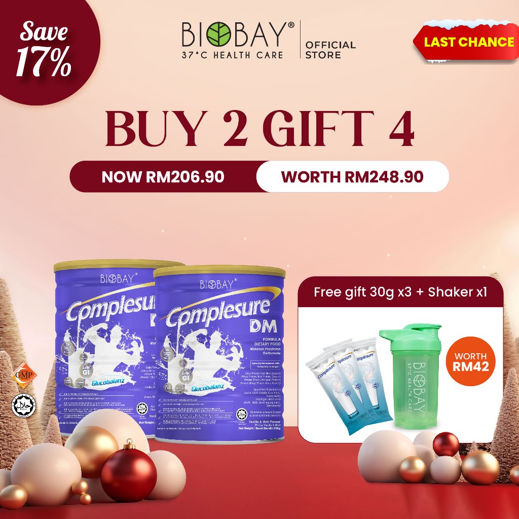 [PROMOTION] BIOBAY Complesure DM (850g) Diabetic Milk Drink | 控糖营养奶 ...