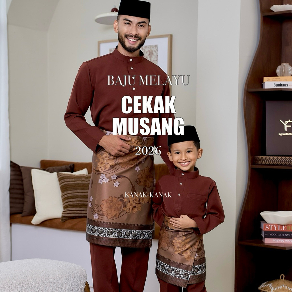 Baju Melayu Cekak Musang Kids 2026 Raya Collection by Yusoff | Shopee ...