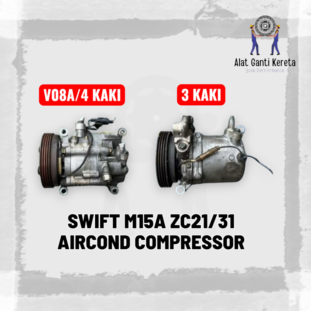 Suzuki Swift Aircond Compressor For ZC21 ZC31 M15A | Shopee Malaysia