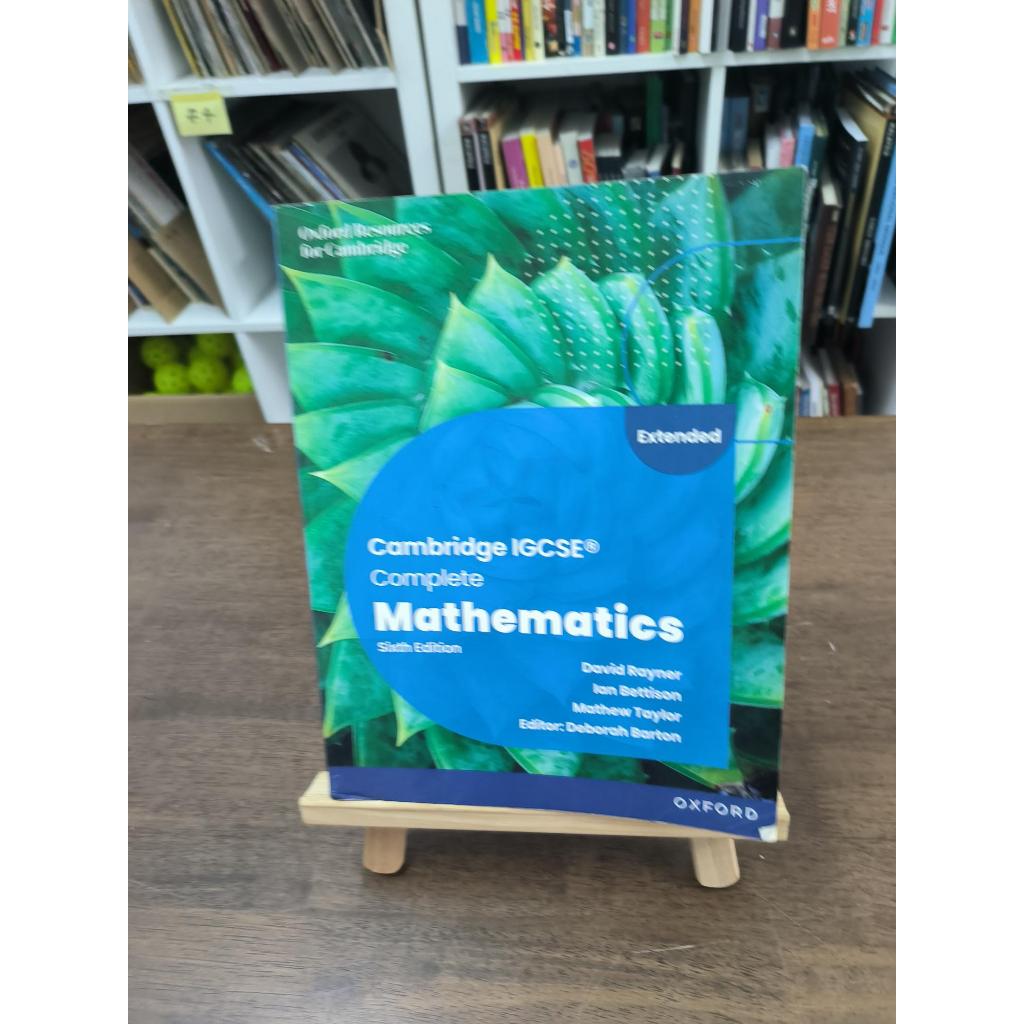 Cambridge IGCSE Complete Mathematics Extended: Student Book Sixth ...