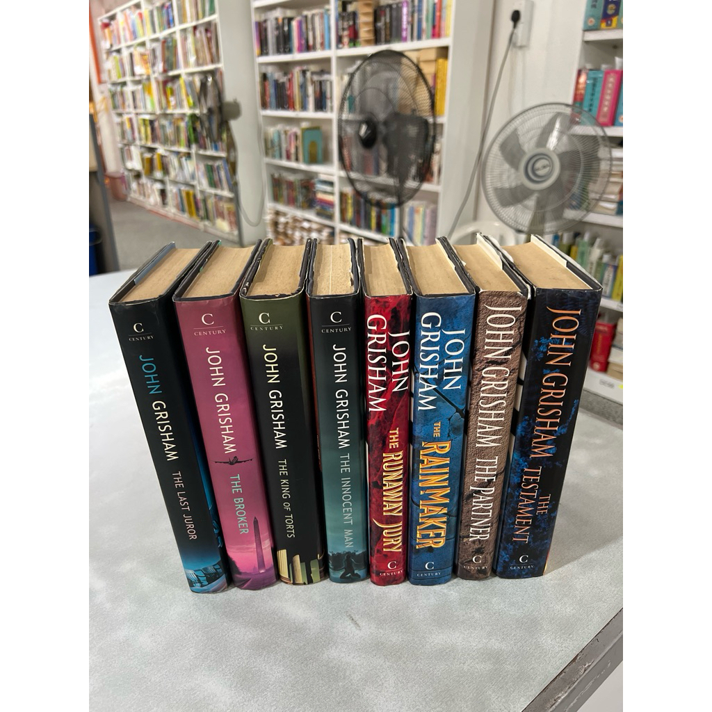 (Used) EE1 English Novel John Grisham Books Collection 8 in 1 (The No ...