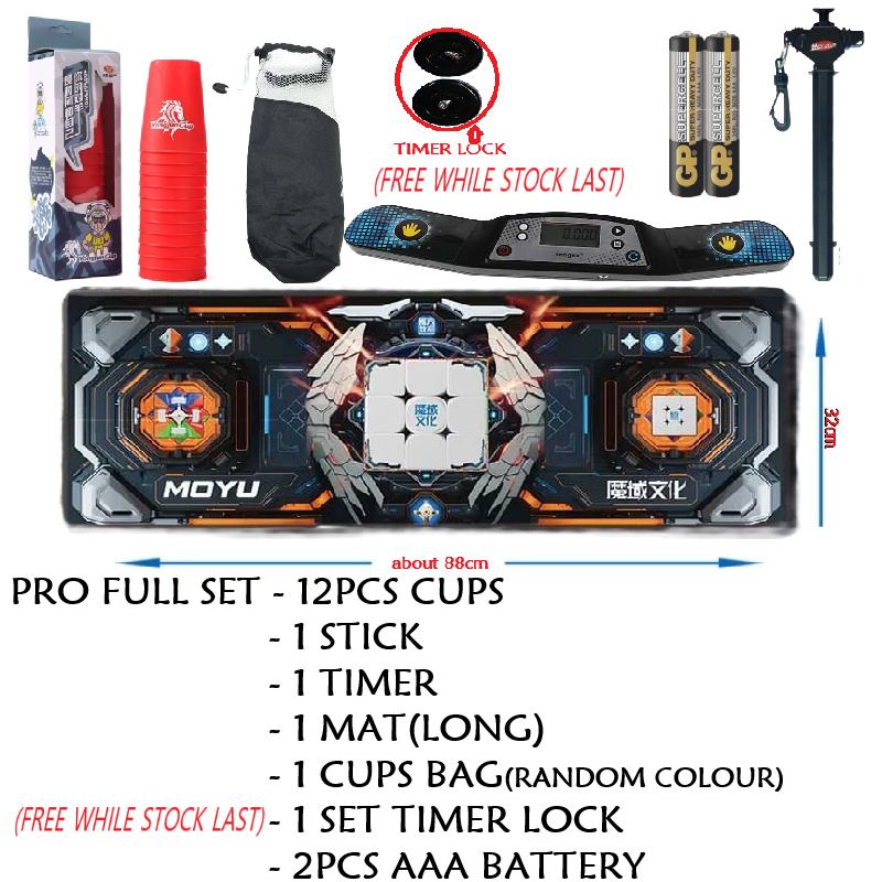Full Set Cawan Terbang Yongjun Speed Flying Cup Stacking Cup Quick ...