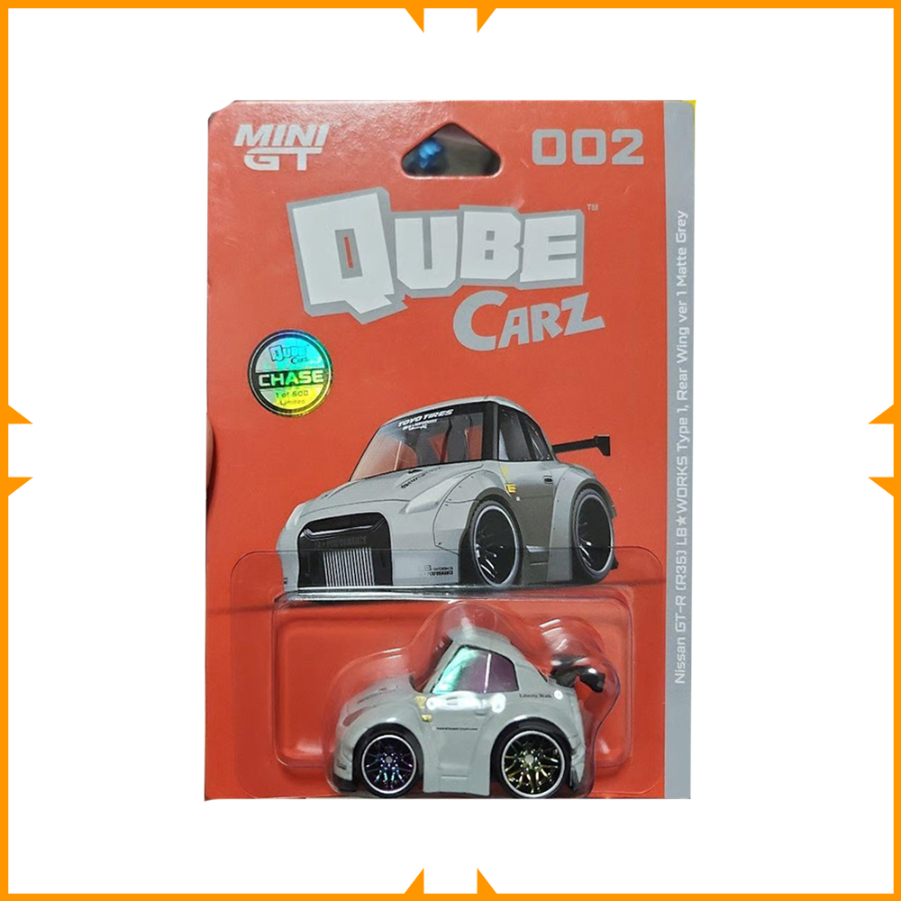 Mini GT Qube Carz 1:64 Nissan GTR R35 LB Works Type 1 Rear Wing Ver 1 ...