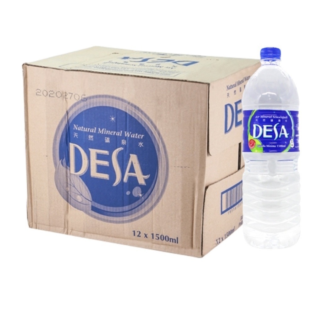 DESA Mineral Water (1500ml x 12 Bottles) | Shopee Malaysia