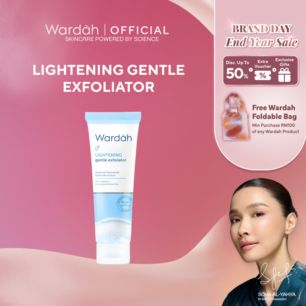 [BRAND DAY SALE] Wardah Lightening Gentle Exfoliator 50ml - Brightening ...