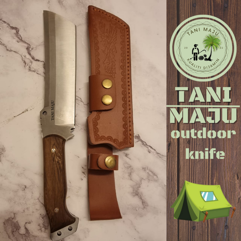 TANI MAJU / Pisau Panjang Serbaguna Outdoor | Alat Potong Kayu & Buluh ...