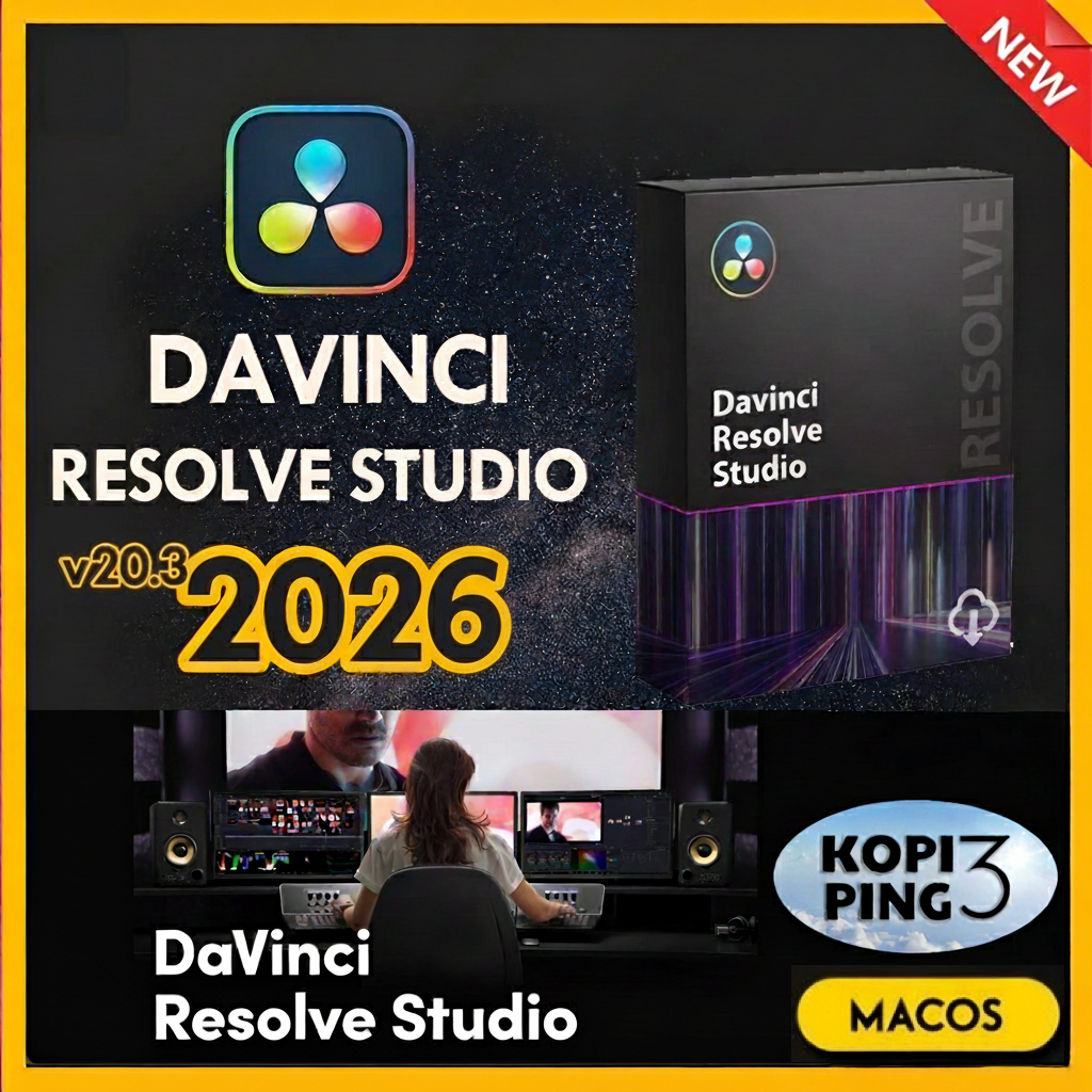 DaVinci Resolve Studio 20.3 Latest 2025 Lifetime (Latest DEC 2025 ...