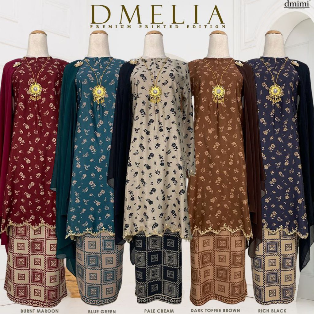 NEW DESIGN BAJU KURUNG MODEN DMELIA BY DMIMI | Shopee Malaysia