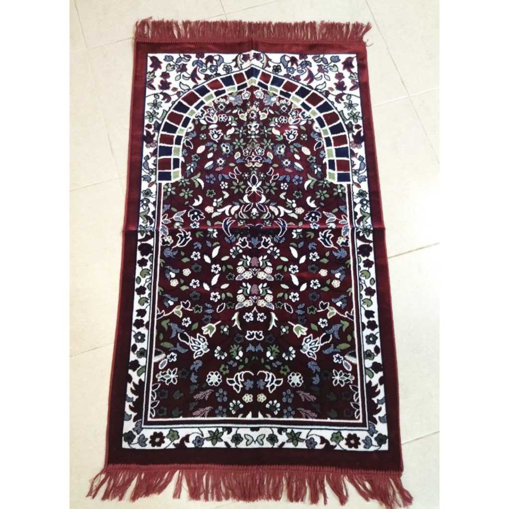 SEJADAH RAVZA MERAH / SEJADAH HADIAH HANTARAN / SEJADAH CORAK MOTIF ...