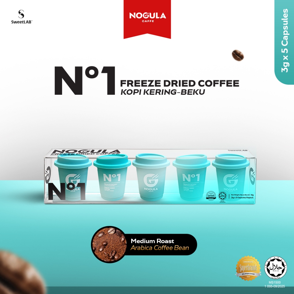 SweetLAB Nogula Freeze Dried Coffee 100% Arabica [Halal/Low Sugar/Diet ...