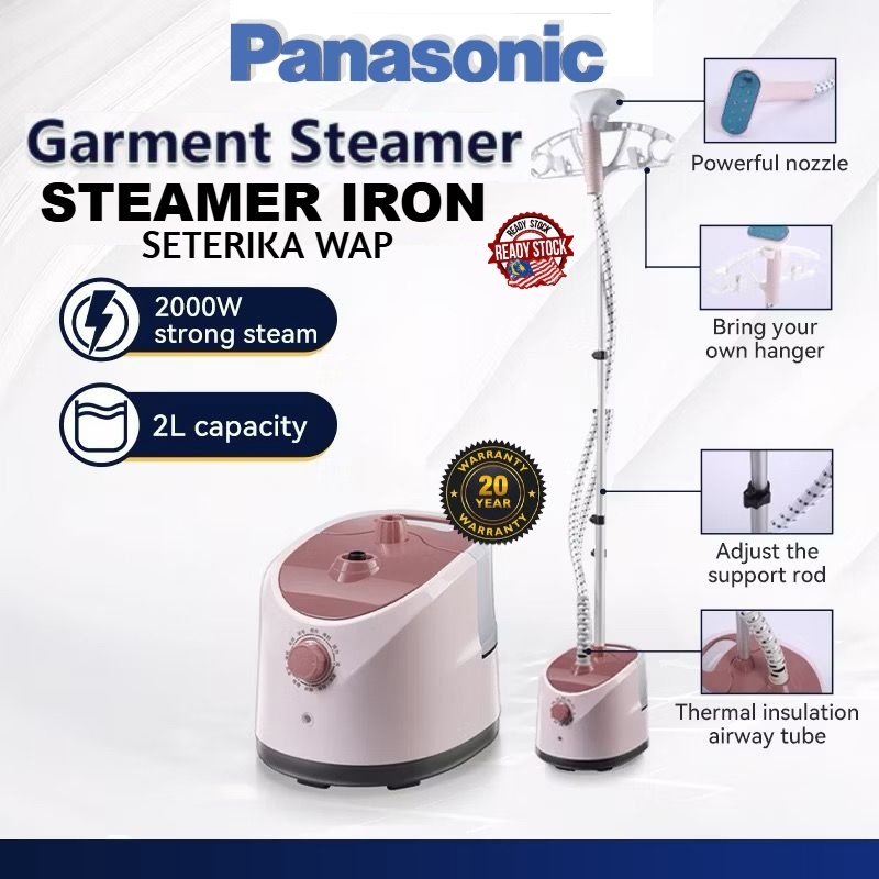 PANASONIC Garment Steamer Iron Portable Garment Steamer Stainless Steel ...