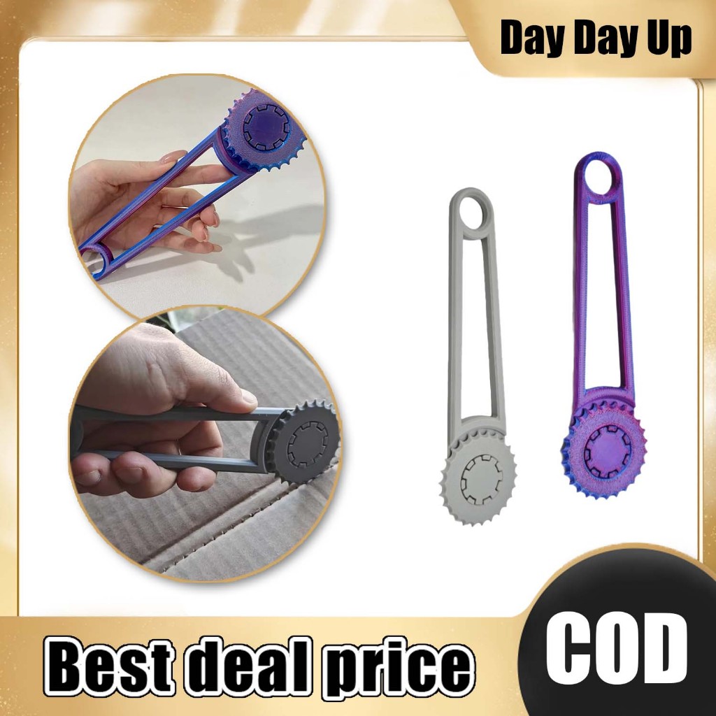 Grey/Purple Rotary Cardboard Perforating Tool-DIY Reusable Puncher for ...