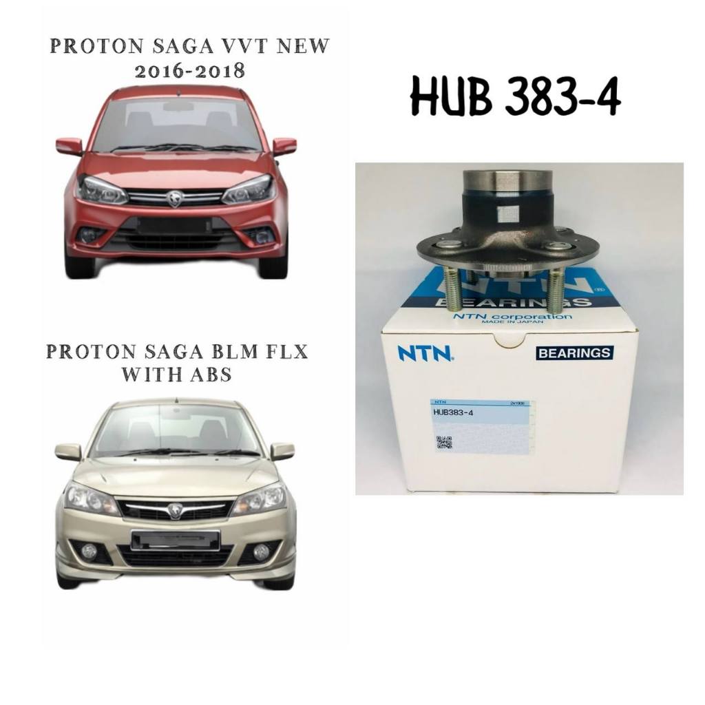 Proton Saga FLX Rear Wheel Bearing Japan NTN BEARING HUB 383-4 Roda ...