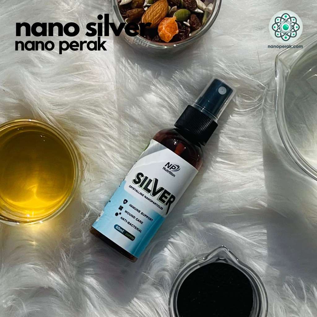 🥇 60ml NANO PERAK NP NUTRITION Disinfectant Rawat Jangkitan Sanitizer ...