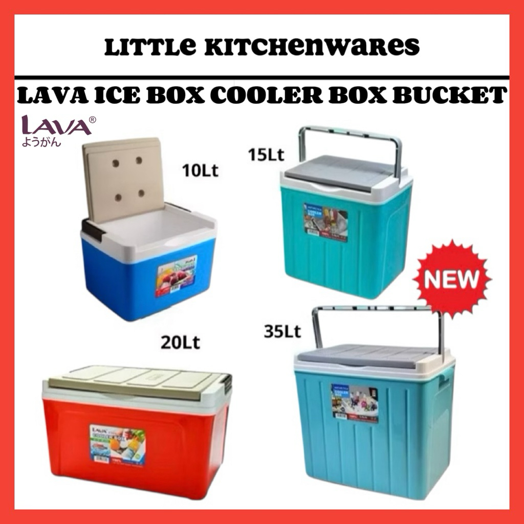 Lava Cooler Box 10L-35L / Ice Box Ice Bucket Cooler Box Picnic Box ...
