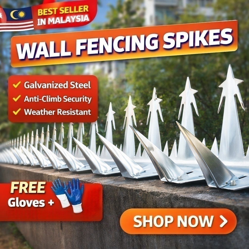 Hot Dip Galvanised Anti Climb Fence Barb / Security Wall Fencing Spikes ...