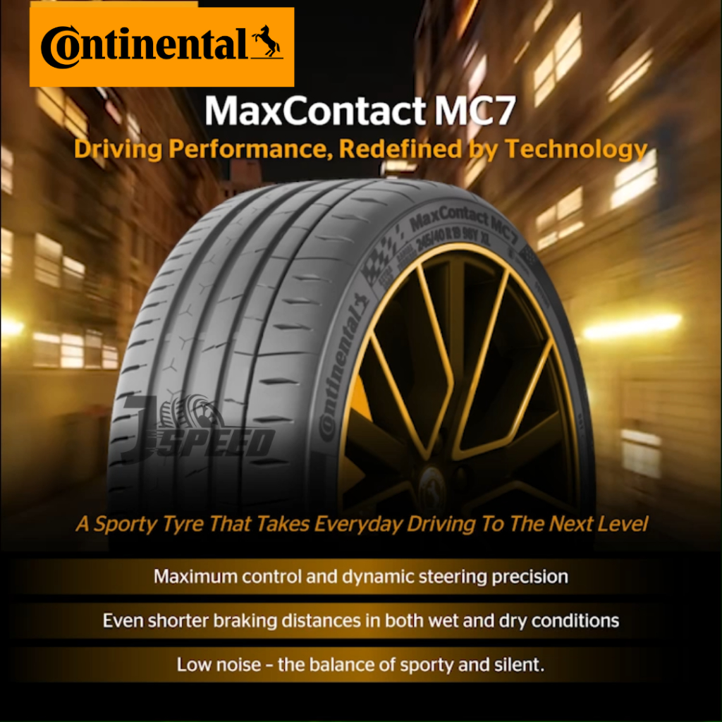 TYRE CONTINENTAL MC7 ( 17-18 INCHI ) | Shopee Malaysia