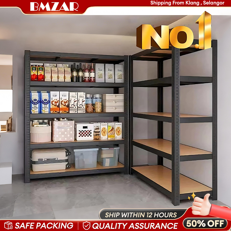 BMZAR Value Rack Metal Rack Rak Besi Boltless Rack Shelf Rack Rak Dapur ...