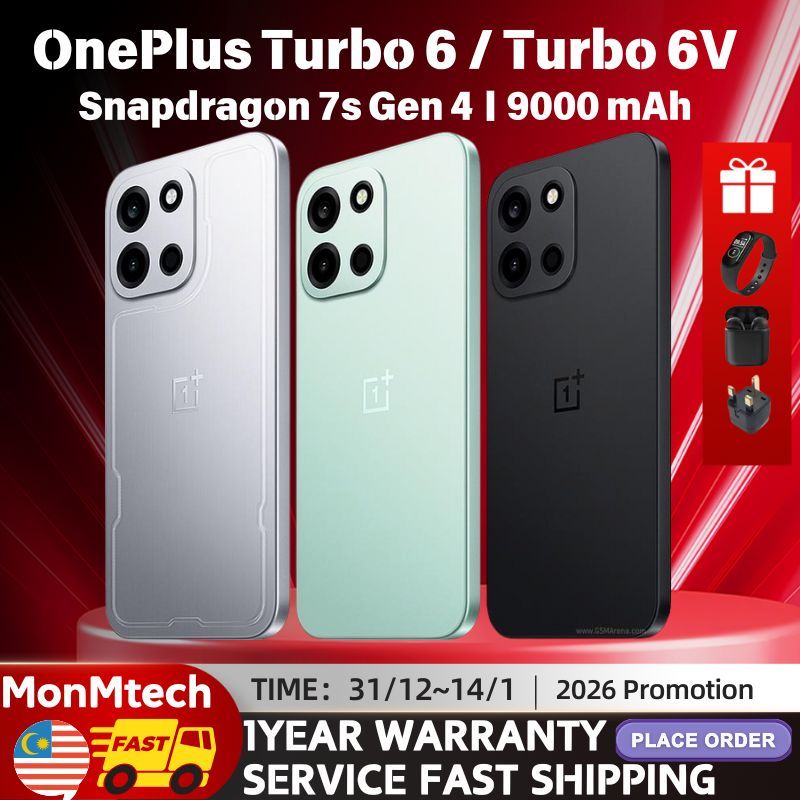 [2026] OnePlus Turbo 6 / OnePlus Turbo 6V Snapdragon 7s Gen 4 6.78 ...