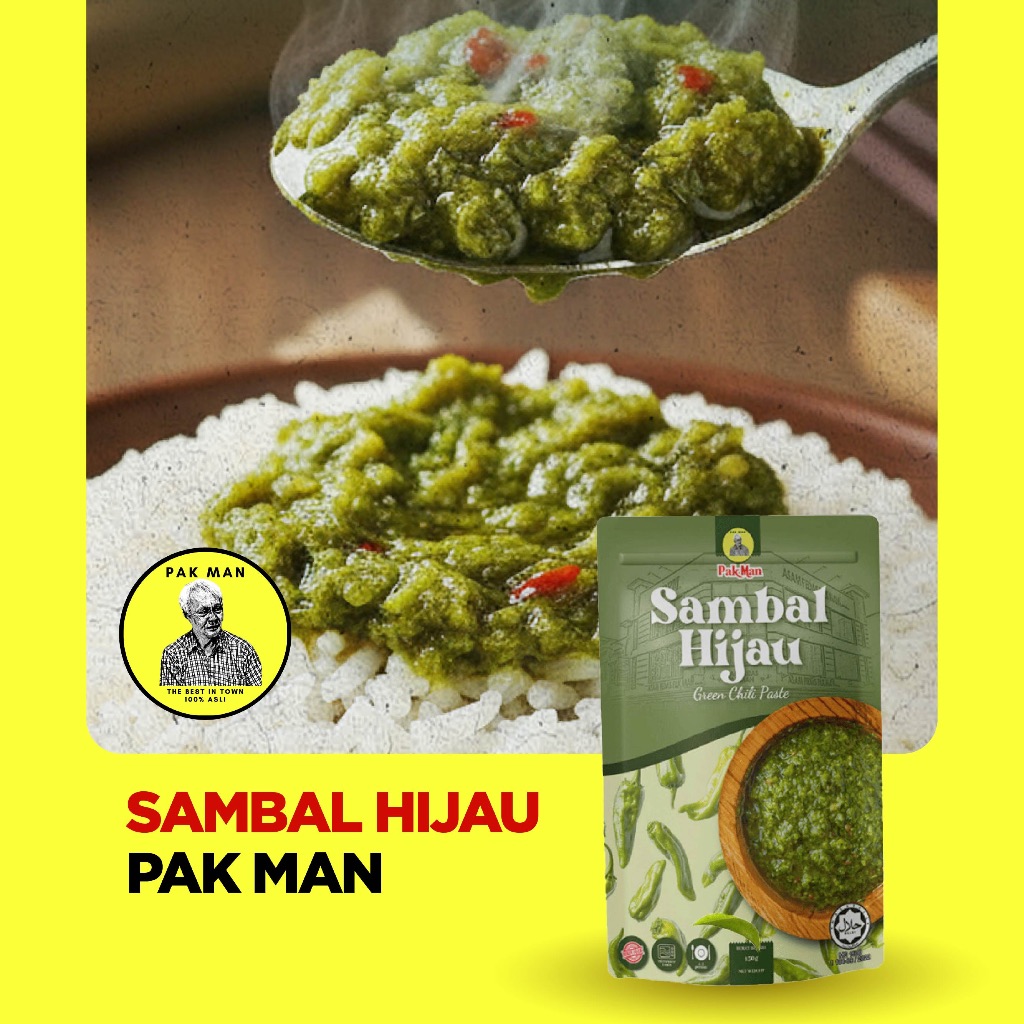 Sambal Hijau Pak Man - Stir-fried Green Chili Pak Man | Shopee Malaysia