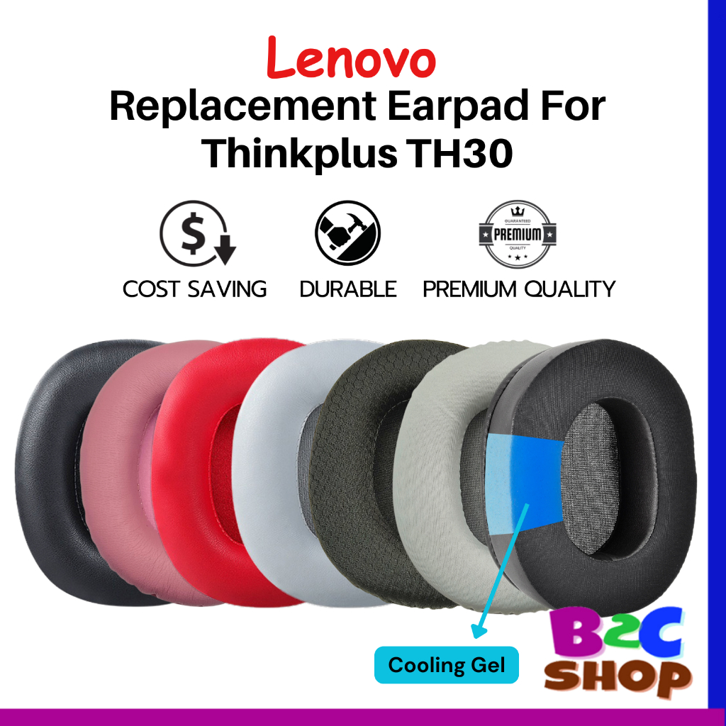 Lenovo Thinkplus TH30 / TH 30 Wireless Headphones Replacement Ear Pads ...