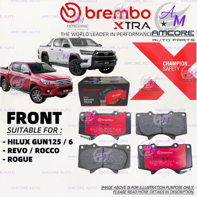 TOYOTA HILUX GUN125 REVO / ROCCO / ROGUE / FORTUNER TGN165 - BREMBO ...