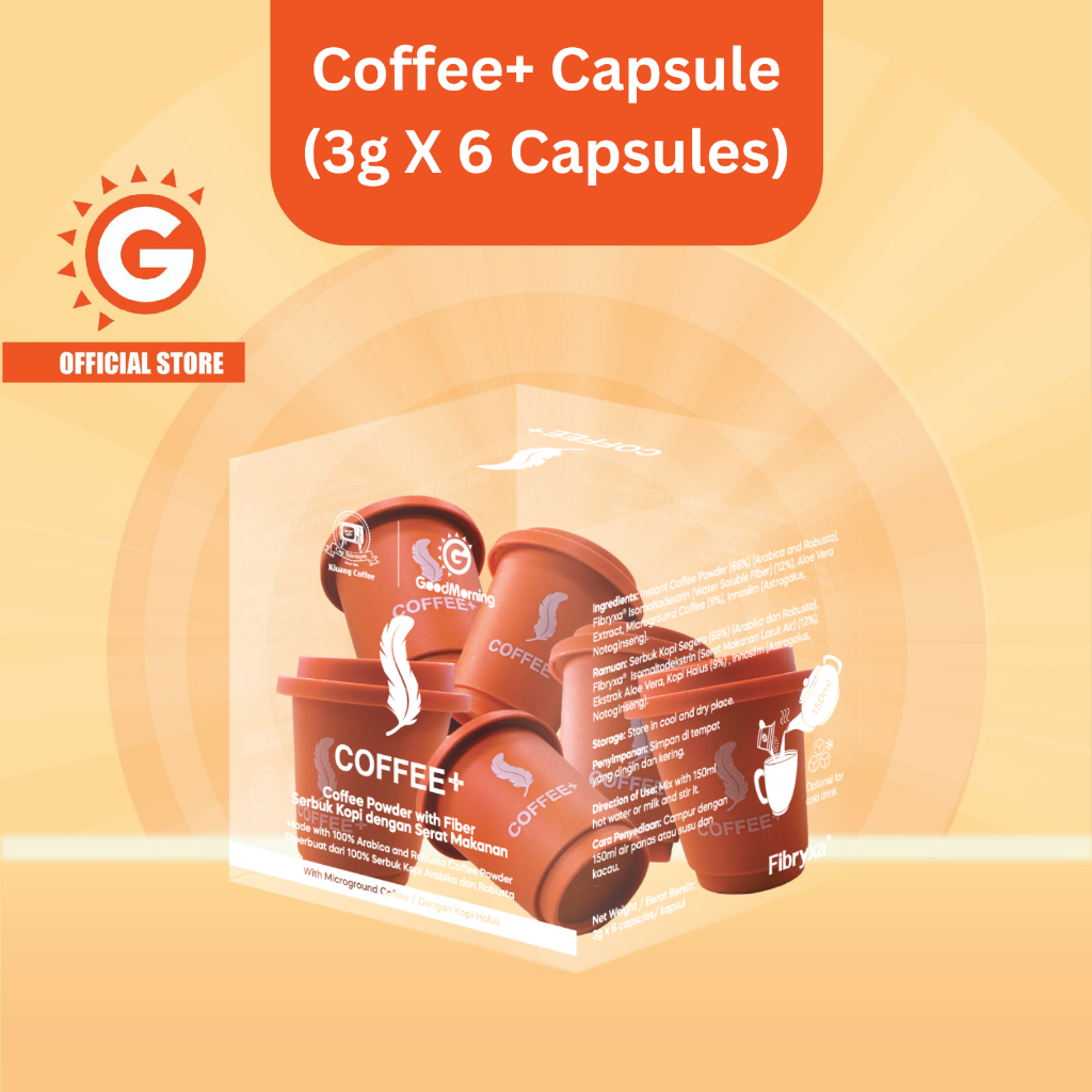 Coffee+ Capsule (3g X 6 Capsules) | Shopee Malaysia