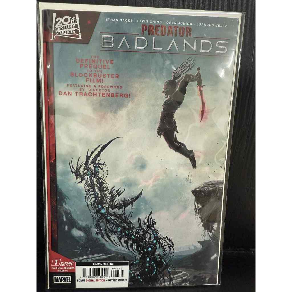 【ORIGINAL US COMIC】PREDATOR: BADLANDS【ONE SHOT】2ND PRINTING【MARVEL ...
