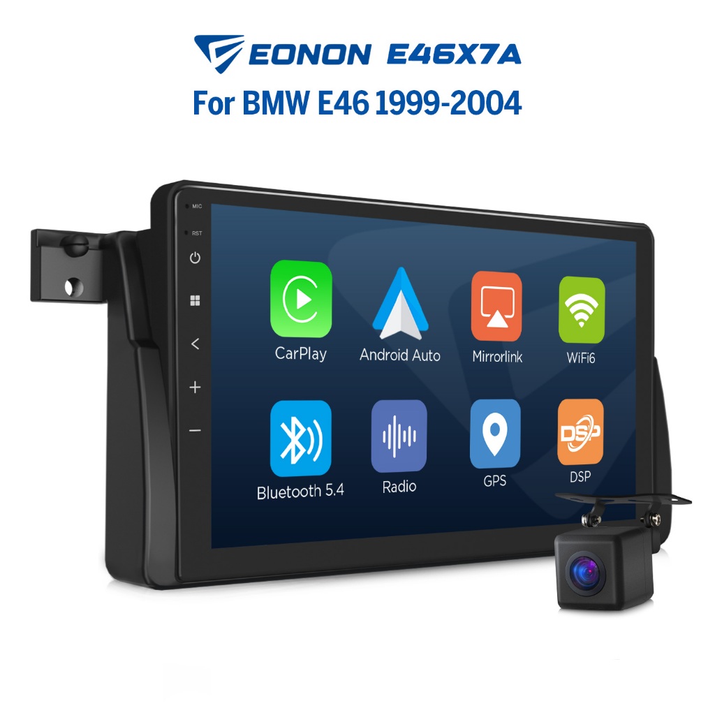 Eonon BMW E46 M3 318i 328i 320i Android 14 Android Player 4+64G Apple ...
