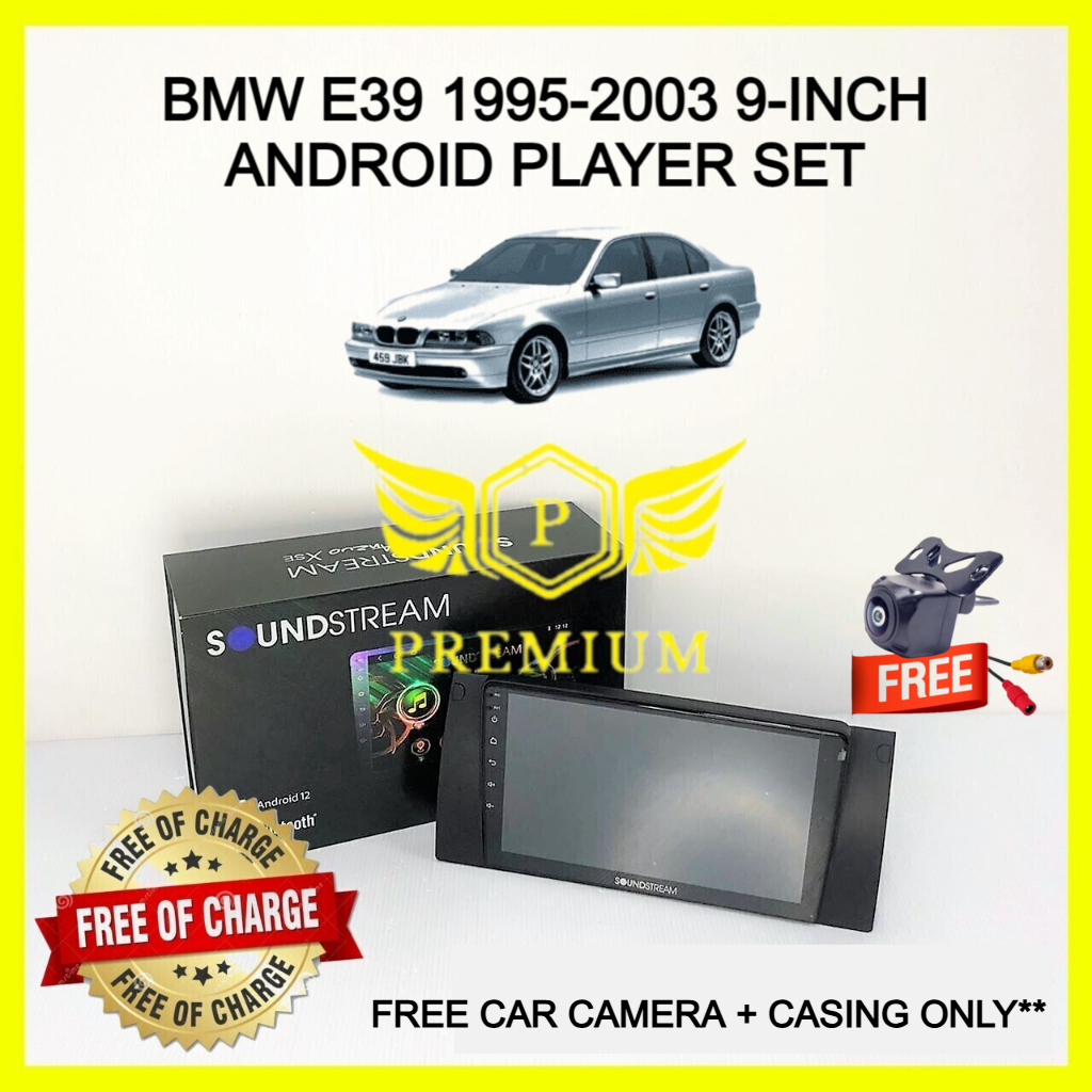 SOUNDSTREAM BMW E39 1995-2003 9 INCH ANDROID PLAYER (FREE CAR CAMERA ...