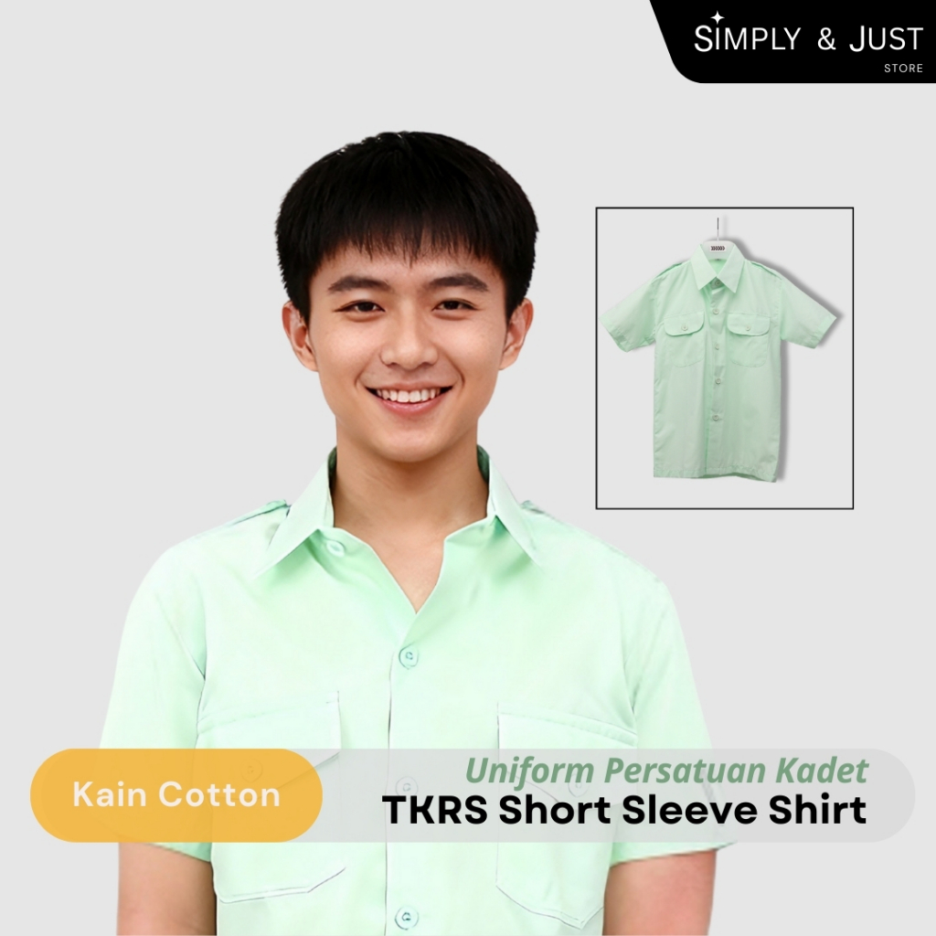 Baju Uniform TKRS Lengan Pendek/ TKRS Short Sleeve Shirt (TUNAS KADET ...