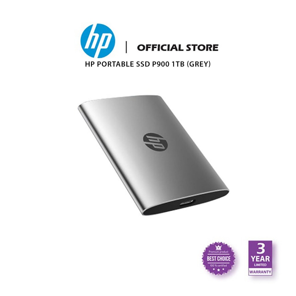 HP Portable SSD P900 1TB (Grey/Black) | Shopee Malaysia