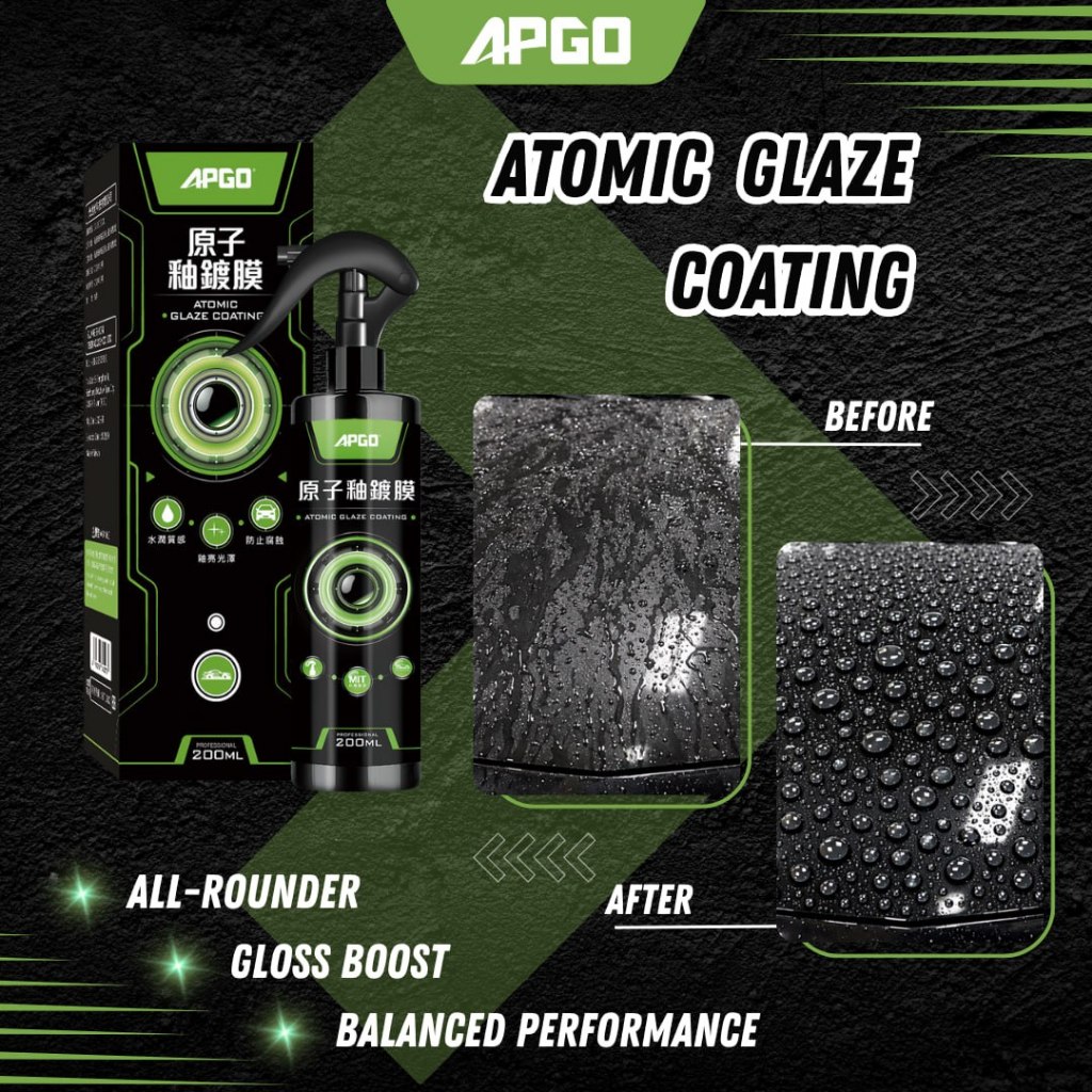 APGO Atomic Glaze Car Nano Coating (200ML) | Shopee Malaysia