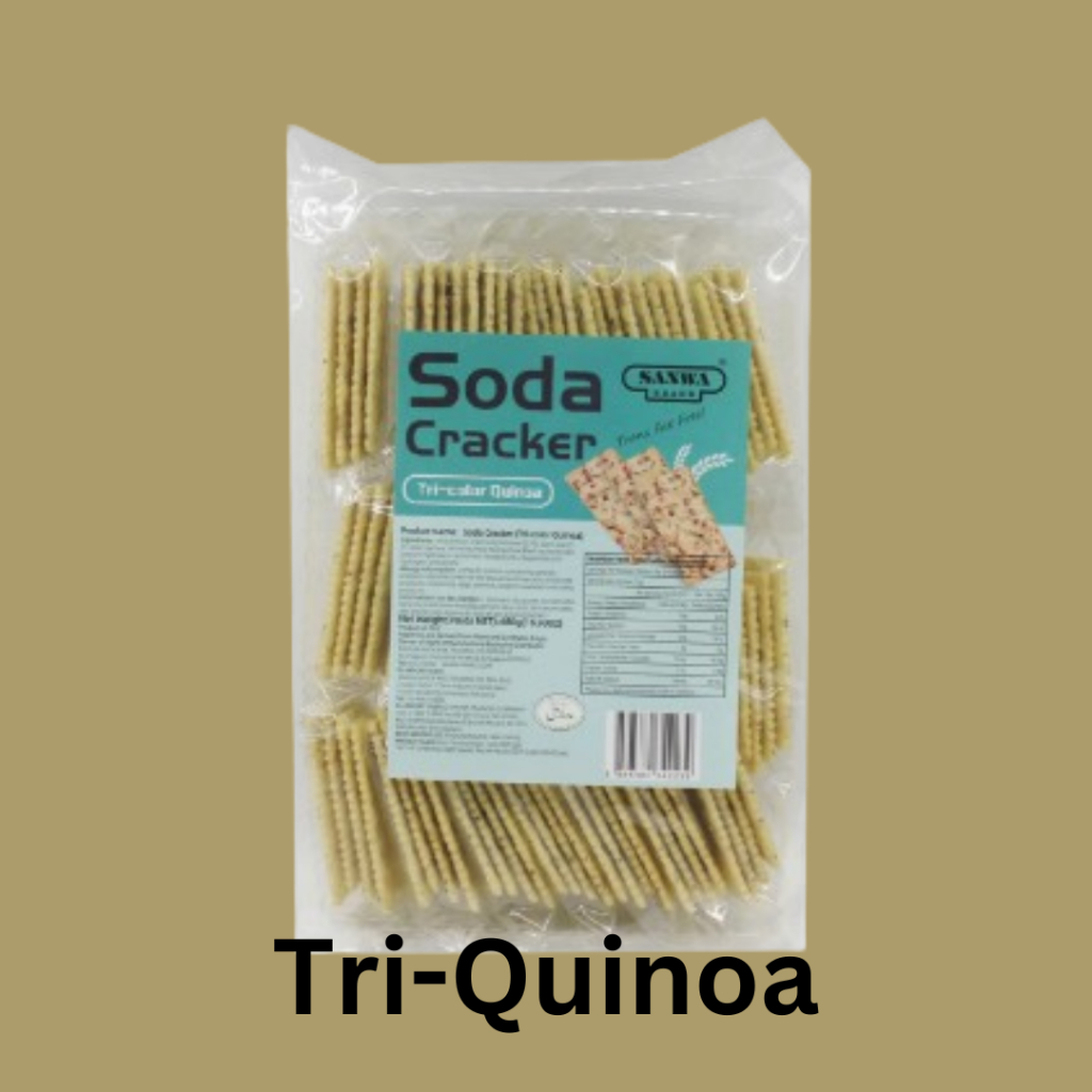 SANWA SODA Crackers Soda Biscuits 480g 苏打饼干/ TRAIN Brand Gel Layer ...