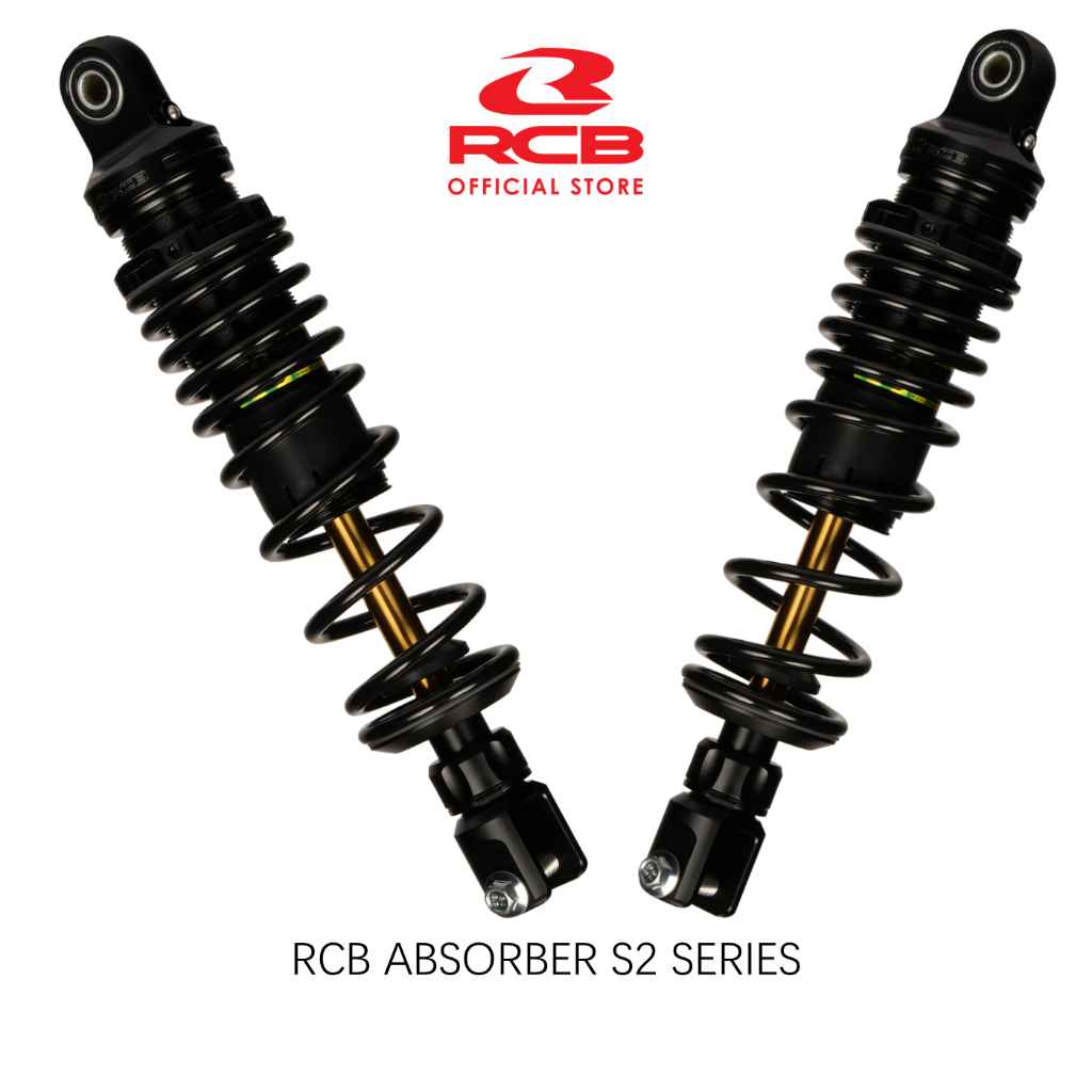 RCB S2 SERIES DUAL SHOCK ABSORBER YAMAHA NVX155 / NVX 155 / AX200S SIZE ...