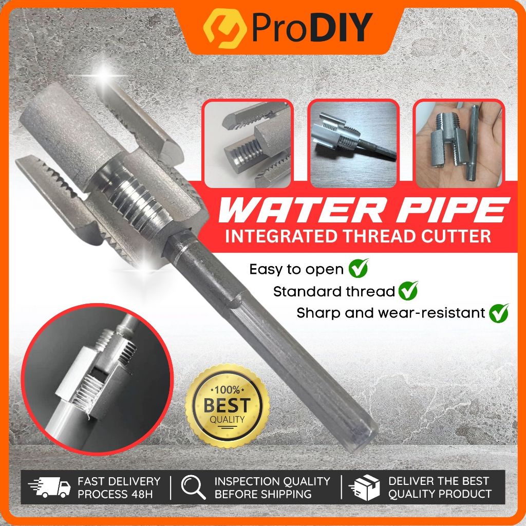 Integrated Thread Cutter Pemotong Ulir Paip Air Internal & External ...
