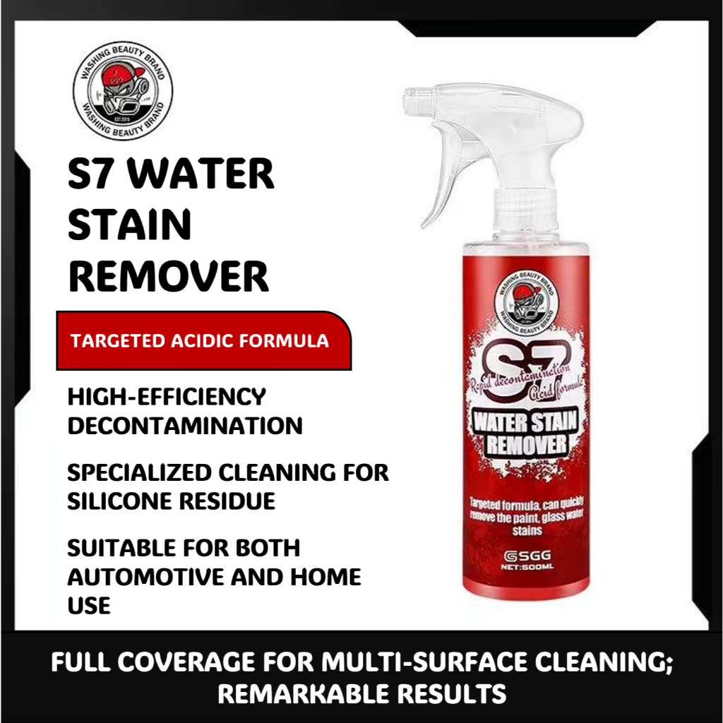 [SGG] S7 CAR WASH WATER STAIN REMOVER - ACID FORMULA | QUICK WATER ...