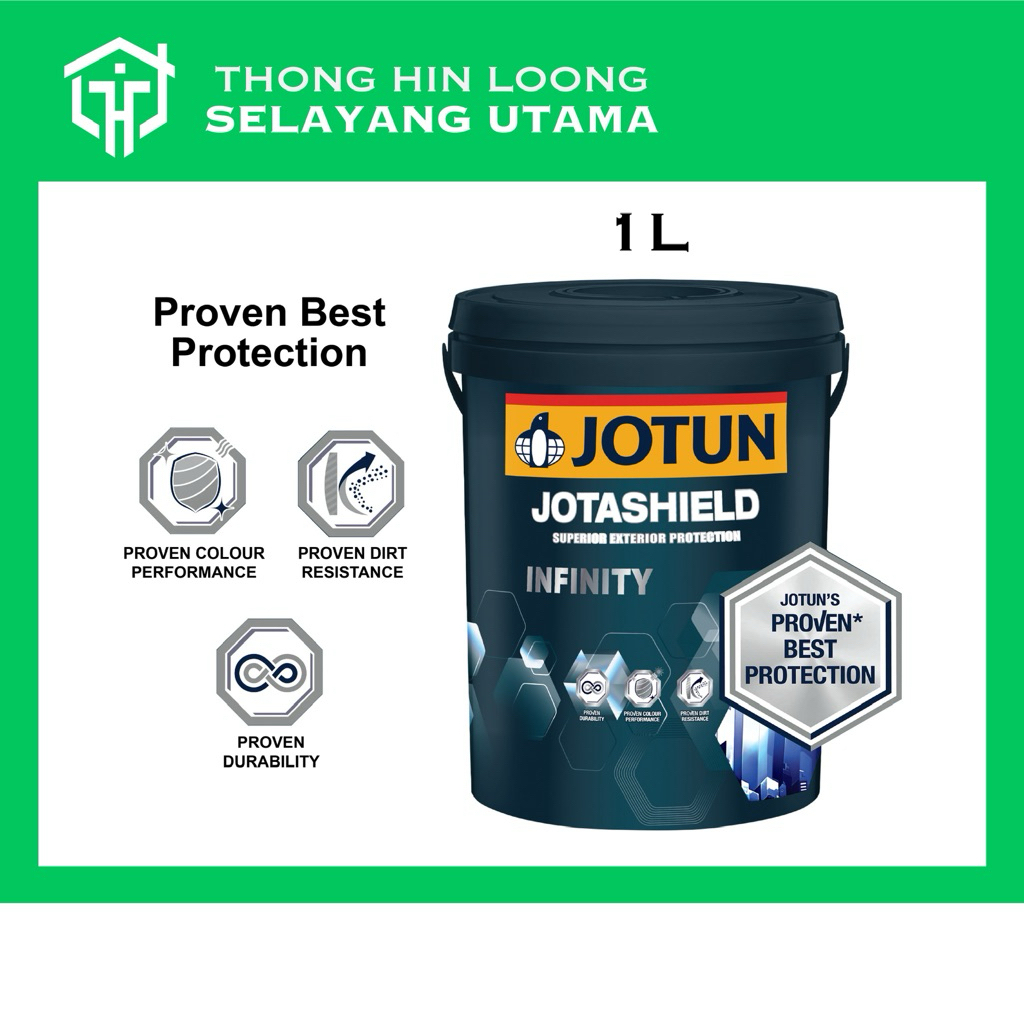 Jotun Jotashield Infinity 1L # exterior wall | Shopee Malaysia