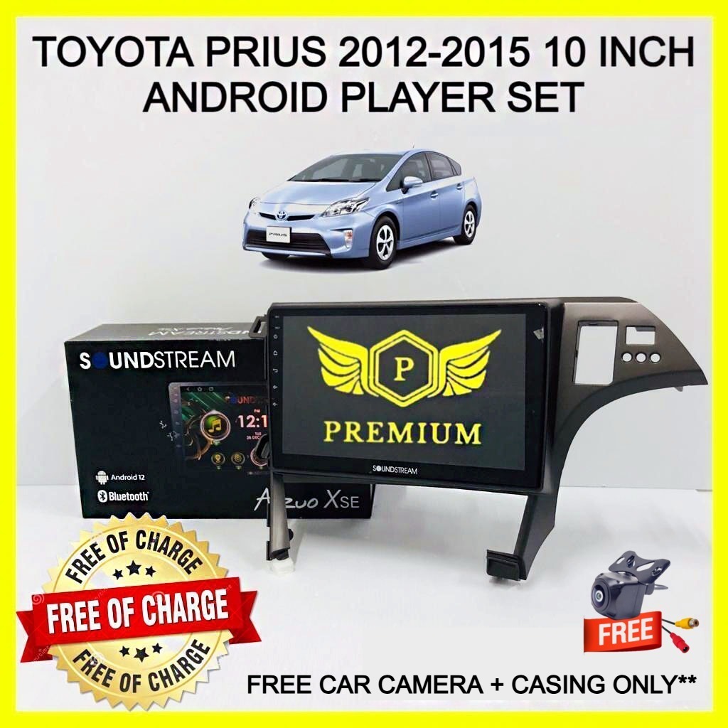 SOUNDSTREAM TOYOTA PRIUS 2012-2015 10 INCH ANDROID PLAYER (FREE CAR ...