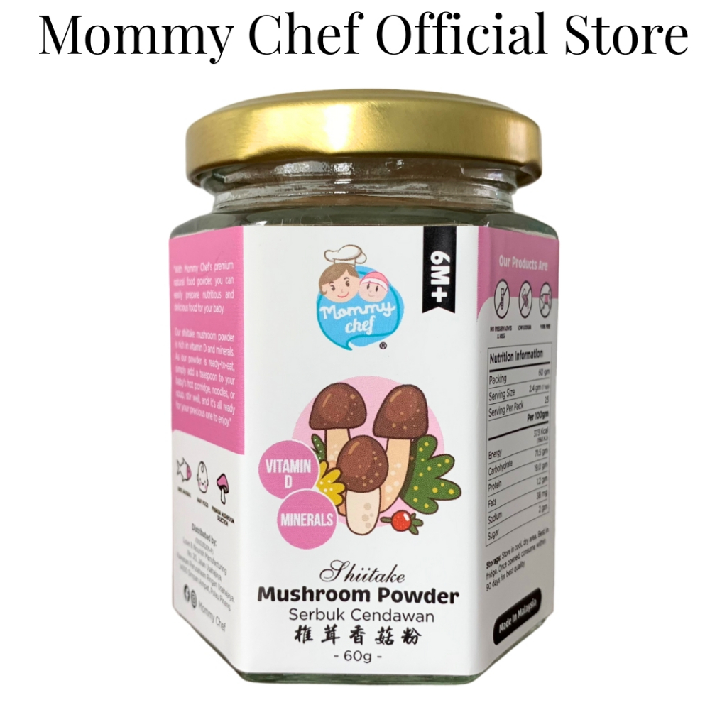 Mommy Chef Premium Shiitake Mushroom Powder 6m+ | Shopee Malaysia