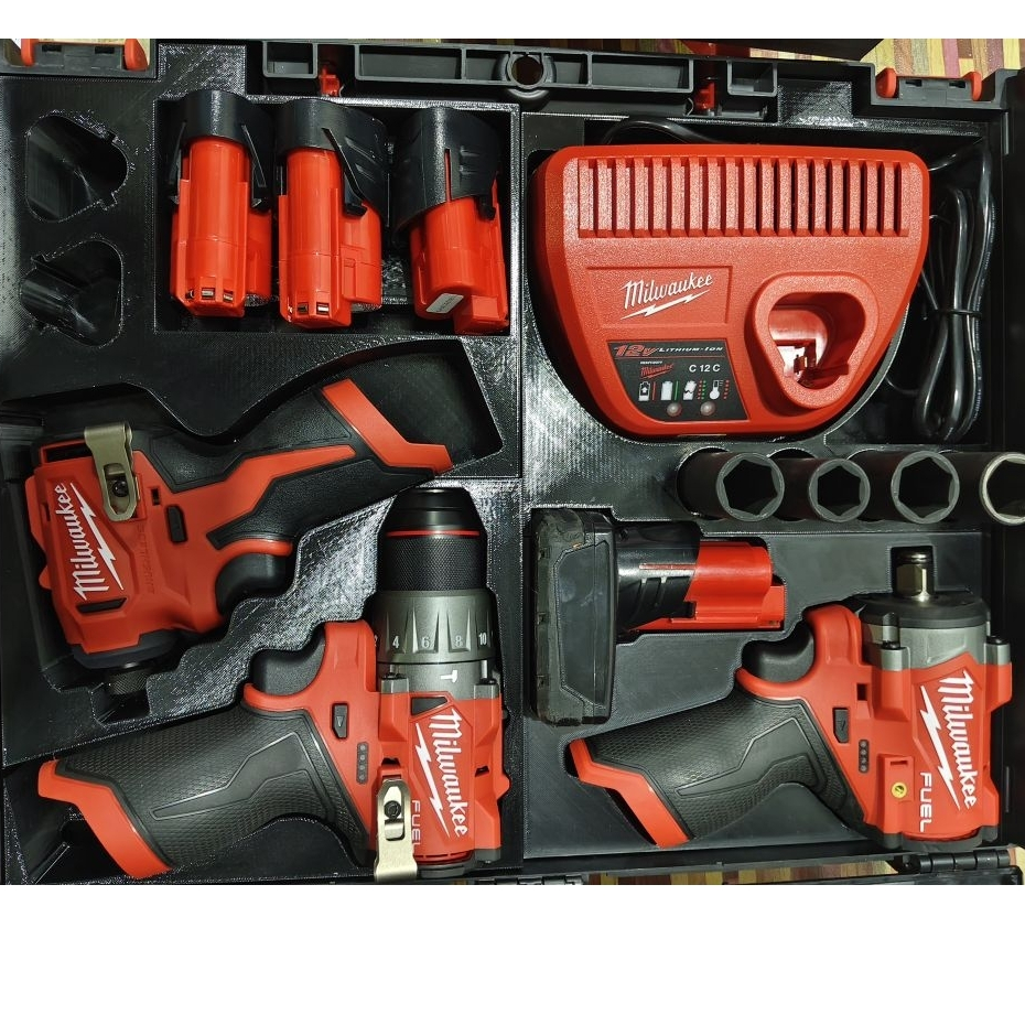 Milwaukee Packout Insert Original Black Box -3D Printed Inlay | Shopee ...