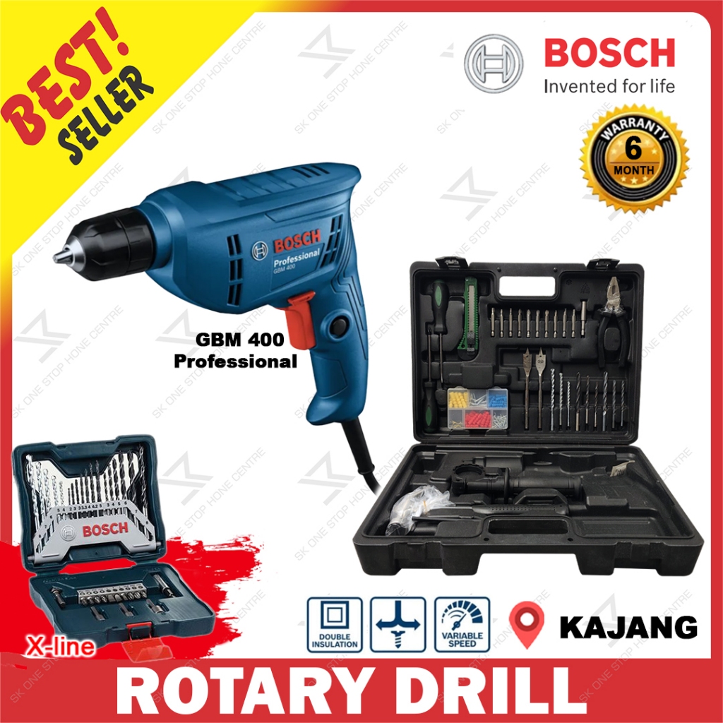 BOSCH GBM 400 Professional Rotary Drill / Electric Hand Drill Machine ...