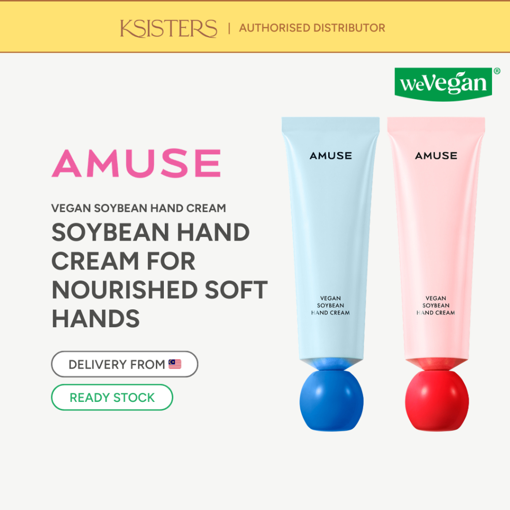(CLEARANCE) AMUSE Vegan Soybean Hand Cream - 4 Scents | Shopee Malaysia