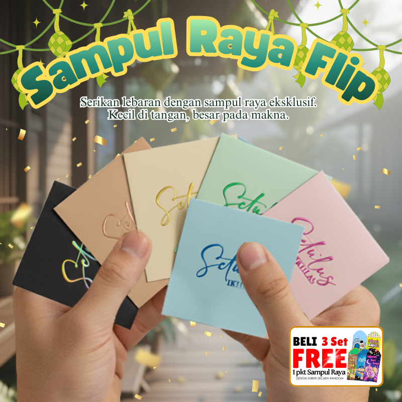 TBF Sampul Raya Flip Eksklusif 【12 pcs】 | Setulus Ikhlas Premium ...